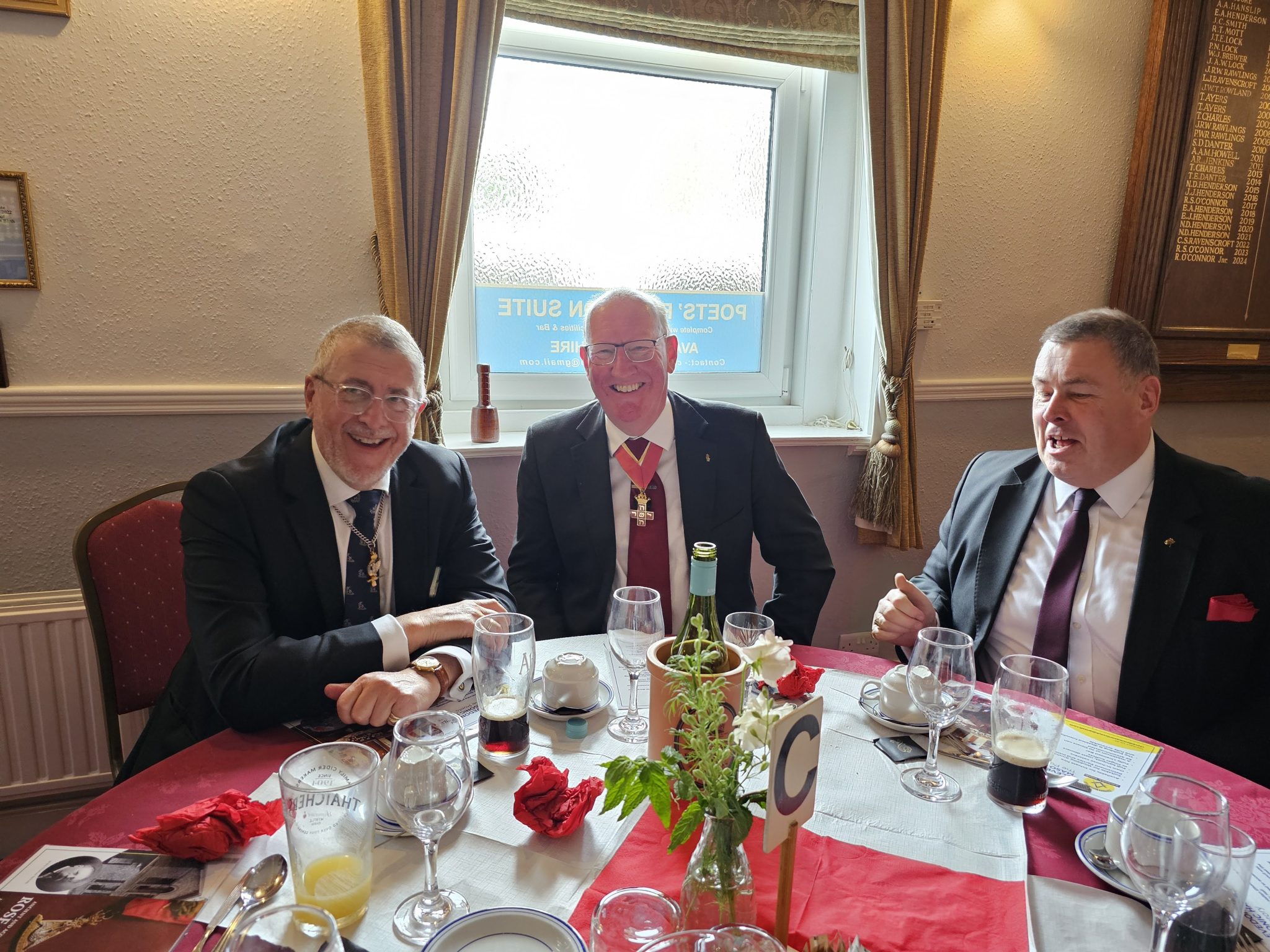 A quadruple celebration at Clevedon Rose Croix – Somerset Rose Croix