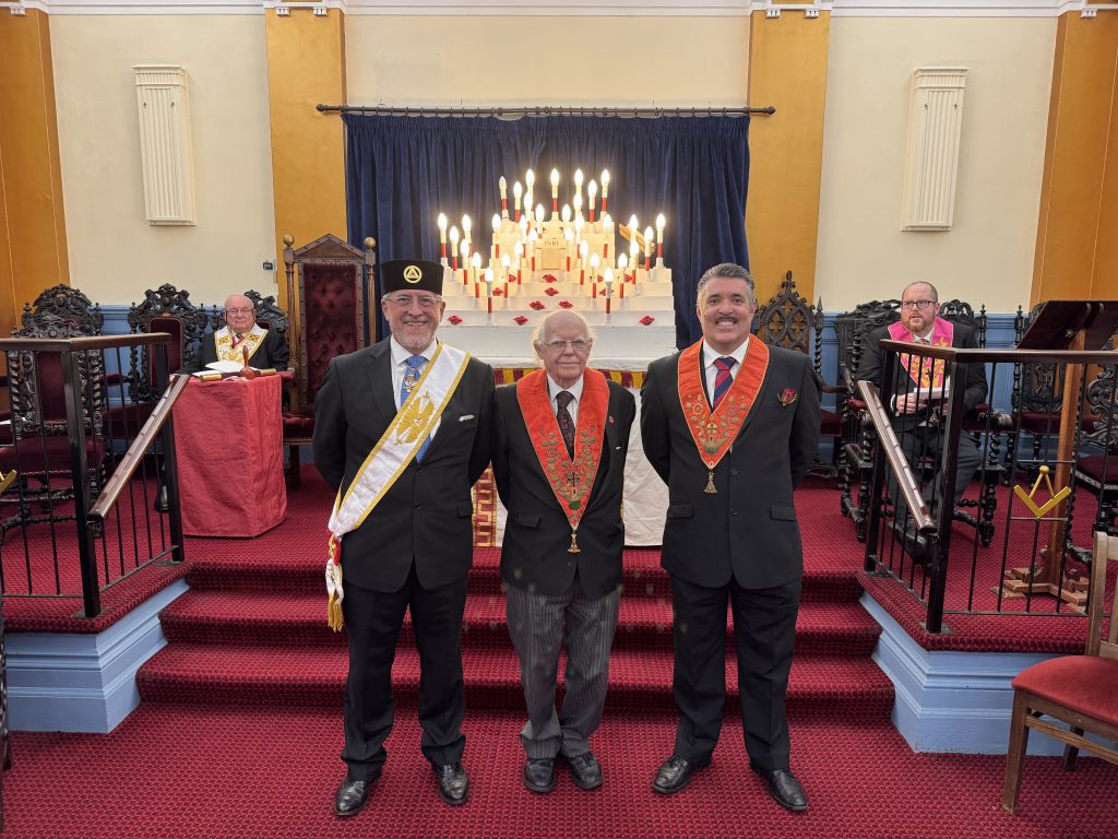 Nick is Perfected at William de Irwin – Somerset Rose Croix